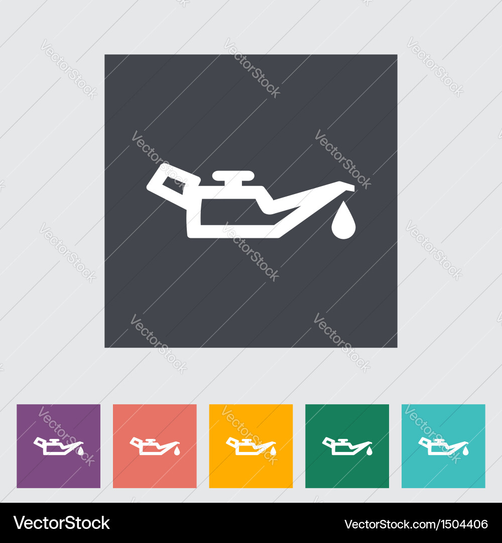 Engine Oil Drop Icon Royalty Free Vector Image