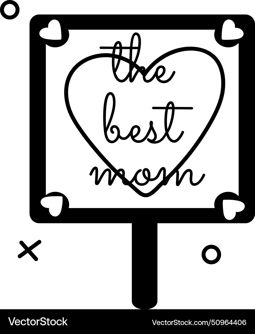 Mom banner Royalty Free Vector Image - VectorStock