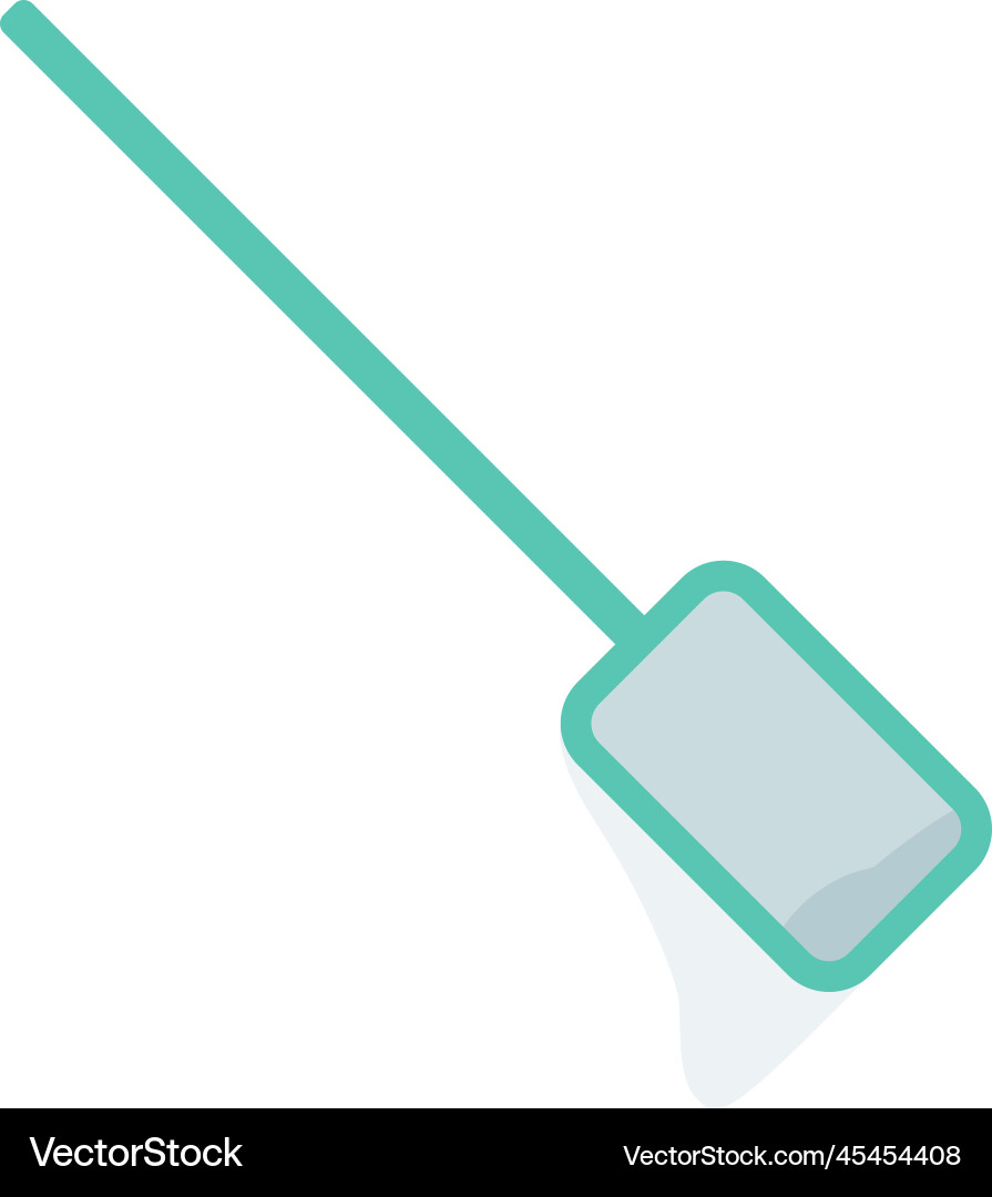 Aquarium fish tank net tool cartoon icon Vector Image