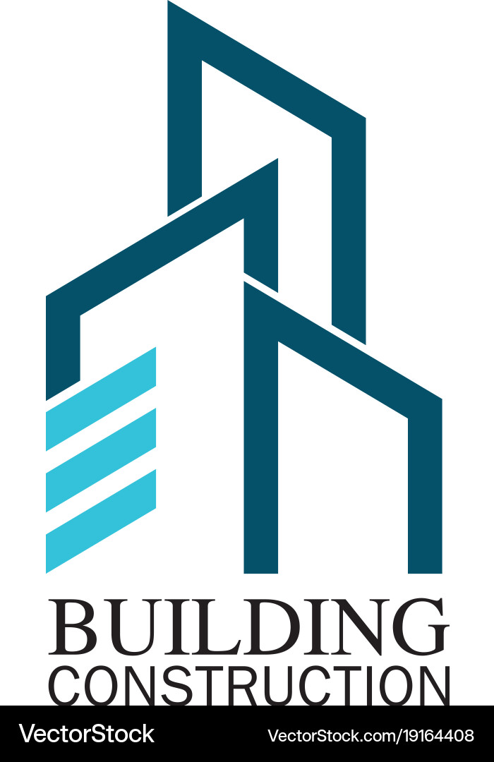 Construction Logo - Modern Building Royalty Free Vector