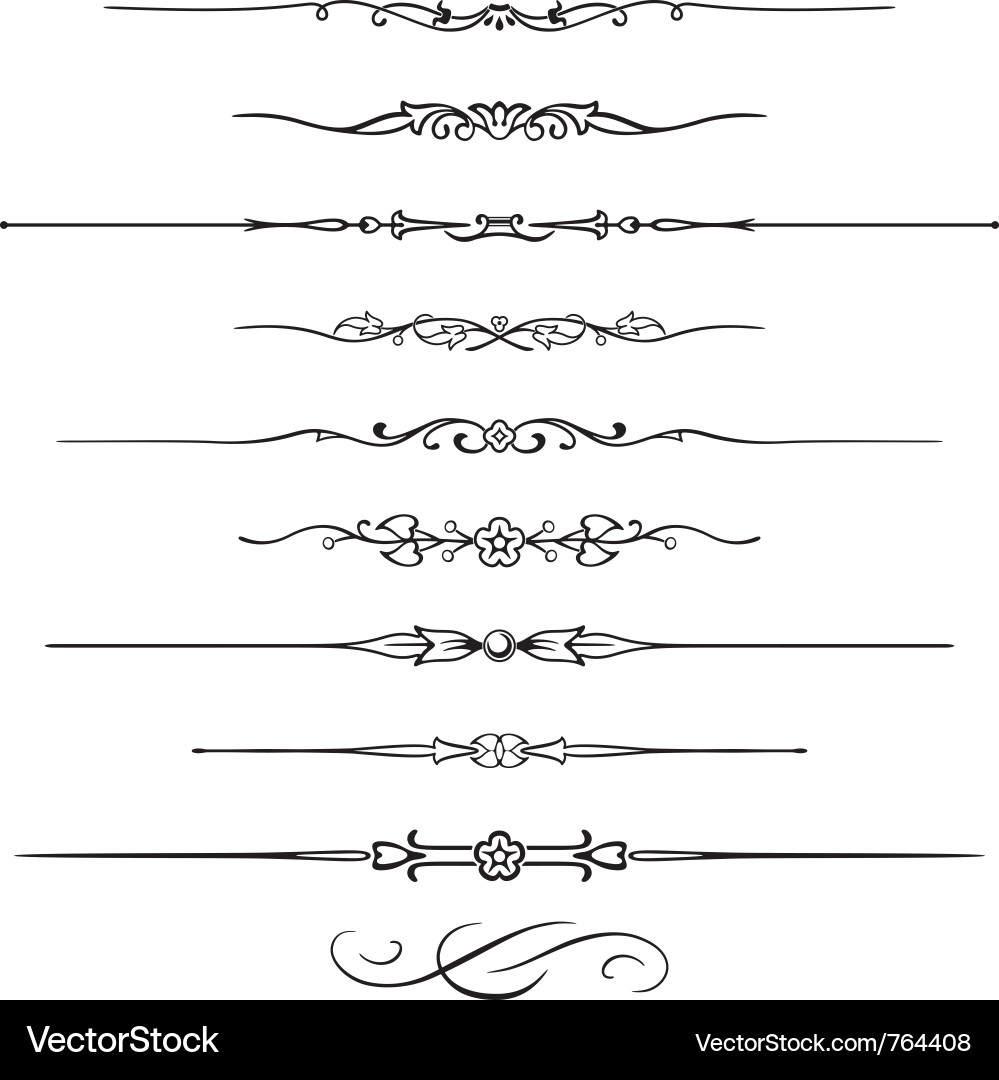 Page rules Royalty Free Vector Image - VectorStock