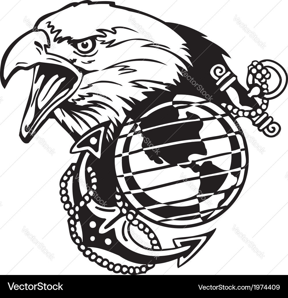 Military design - vinyl-ready Royalty Free Vector Image