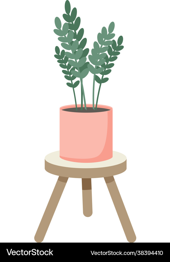 Plant flat Royalty Free Vector Image - VectorStock
