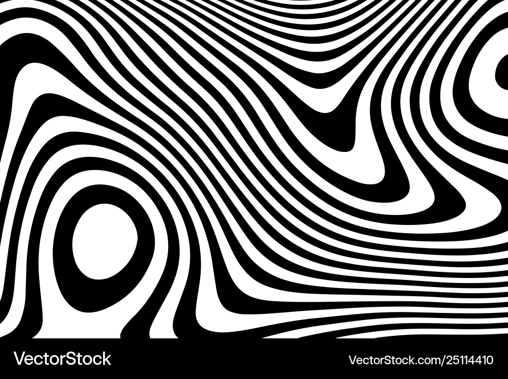 Wavy Stripe Background Royalty Free Vector Image