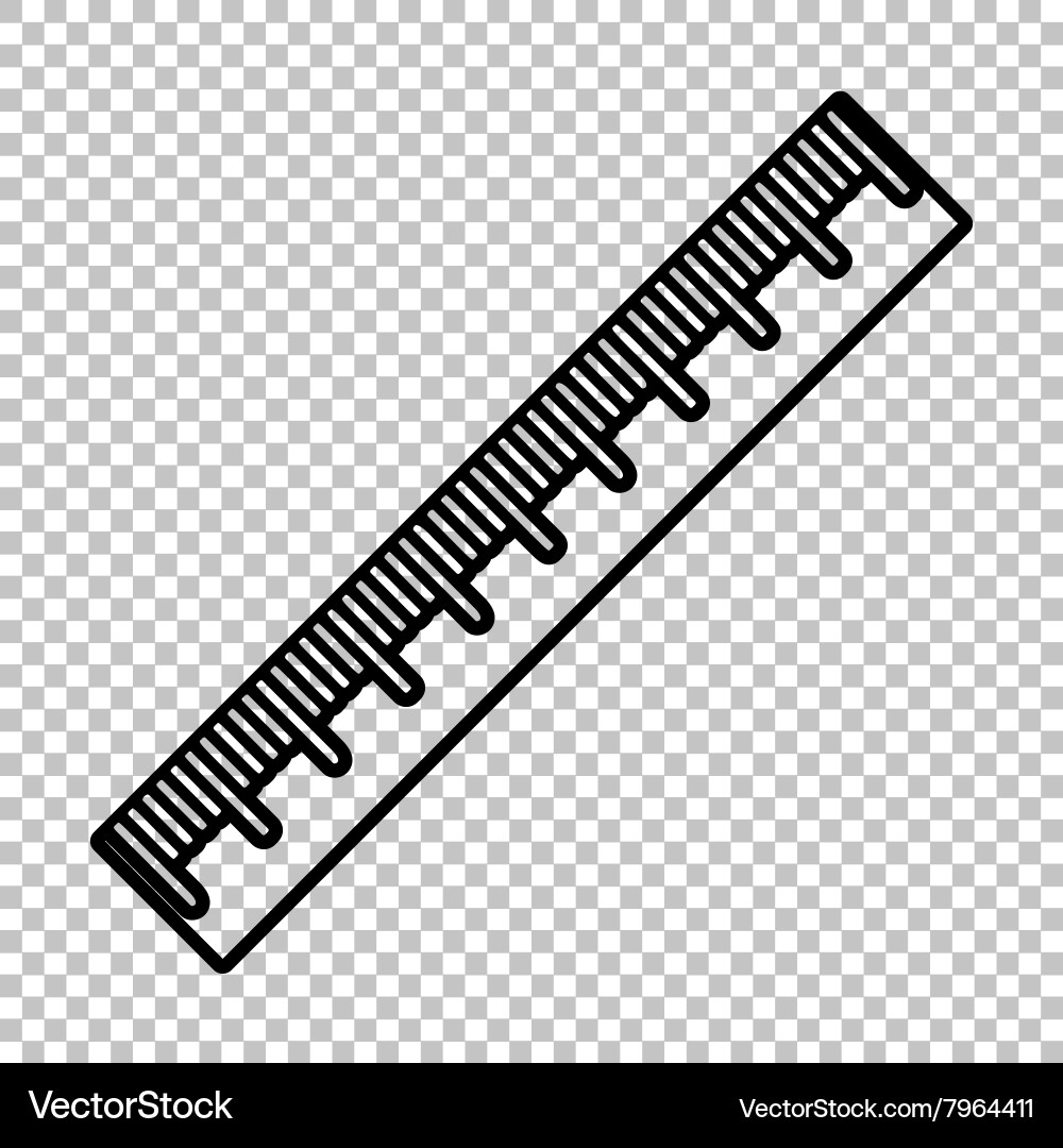 Centimeter ruler sign Royalty Free Vector Image