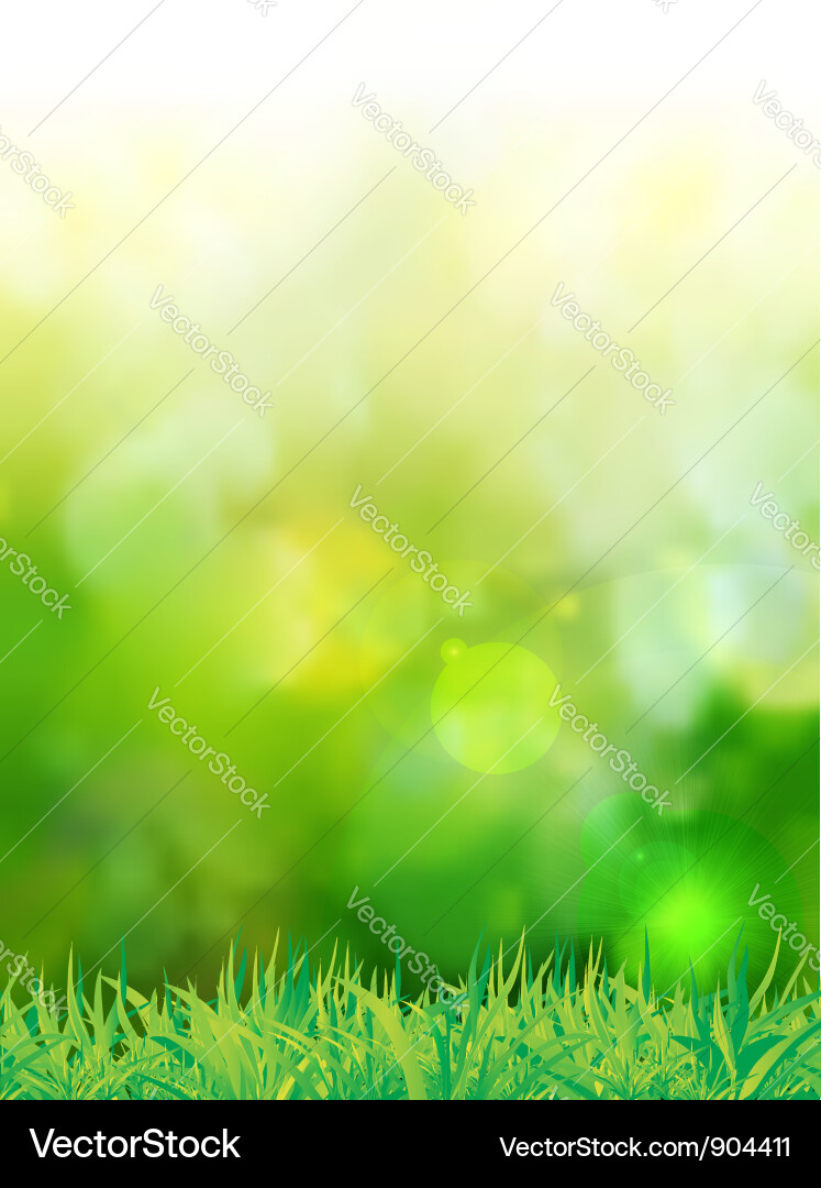 Natural green background Royalty Free Vector Image