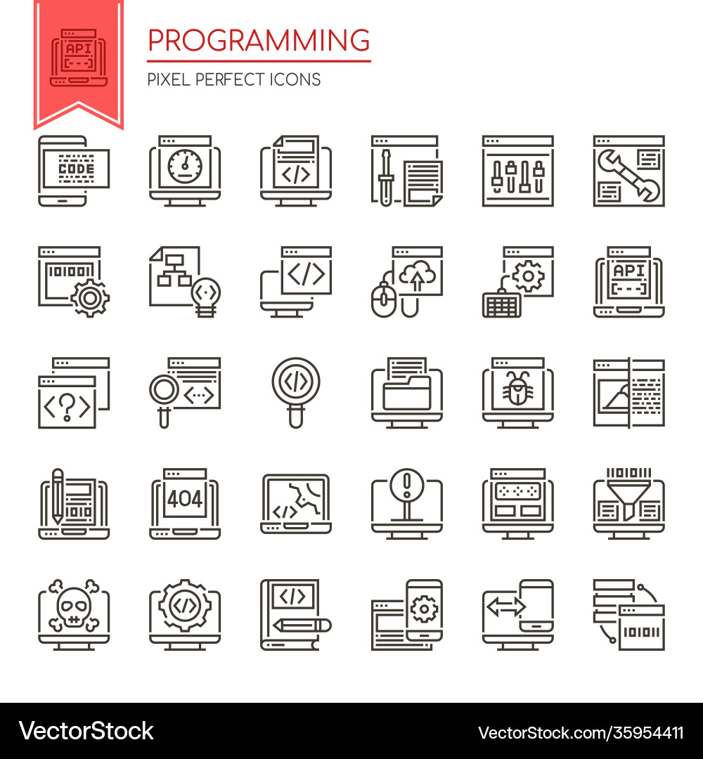Programmierung dünne Linie und Pixel perfekte Symbole