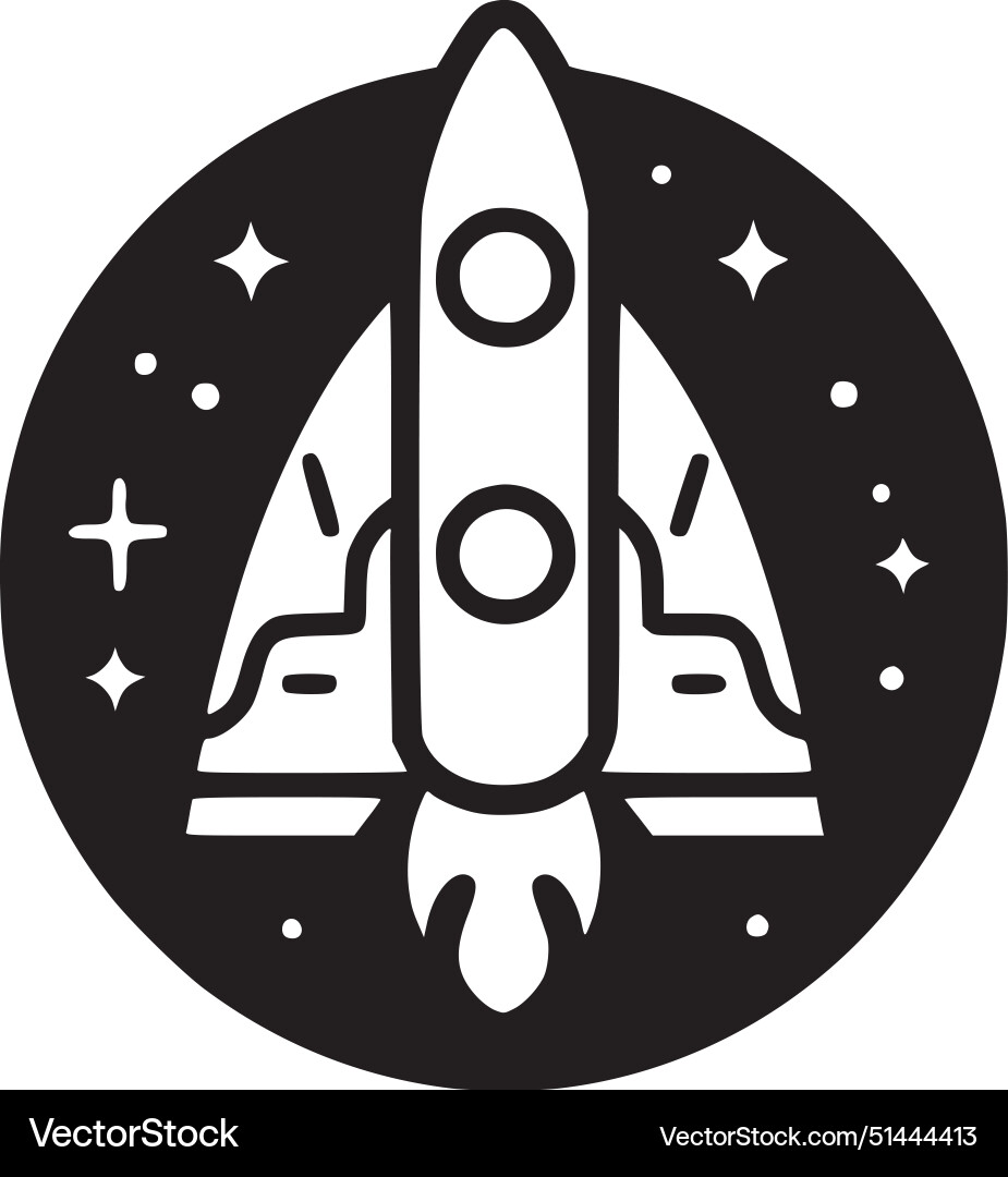 Space - high quality logo ideal for t-shirt Vector Image