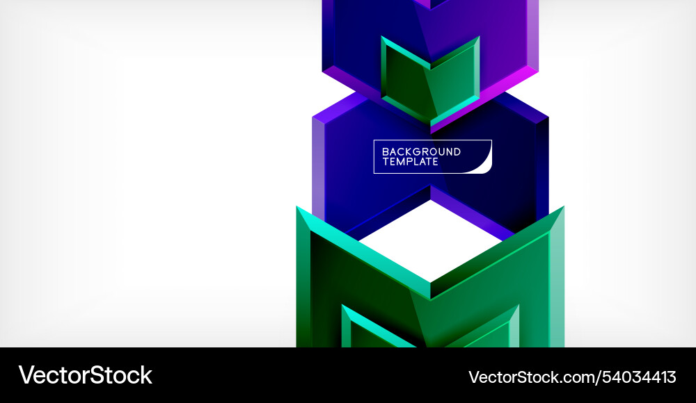 Technology dynamic arrow geometric background Vector Image