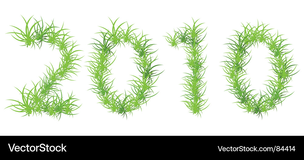 2010 year Royalty Free Vector Image - VectorStock