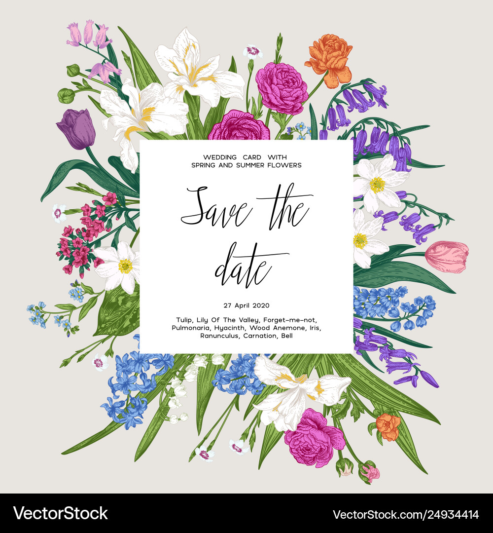 Botanical card Royalty Free Vector Image - VectorStock