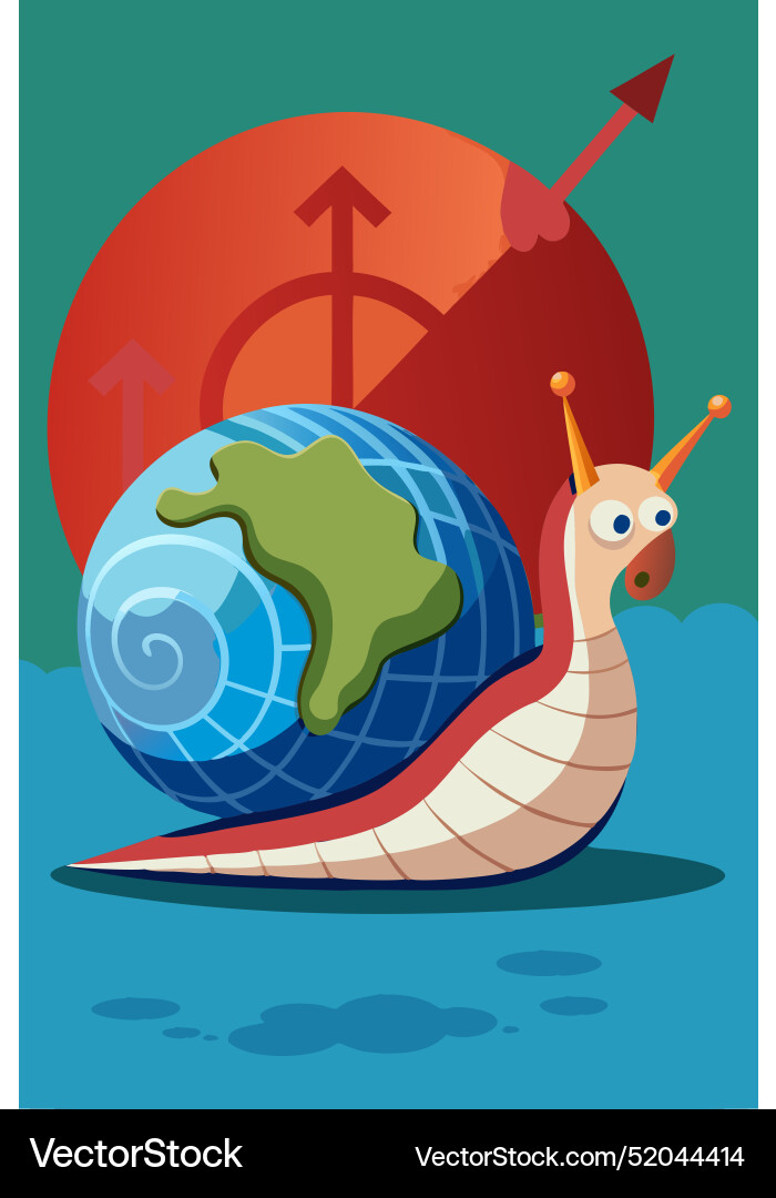 Global Economic Slowdown Royalty Free Vector Image