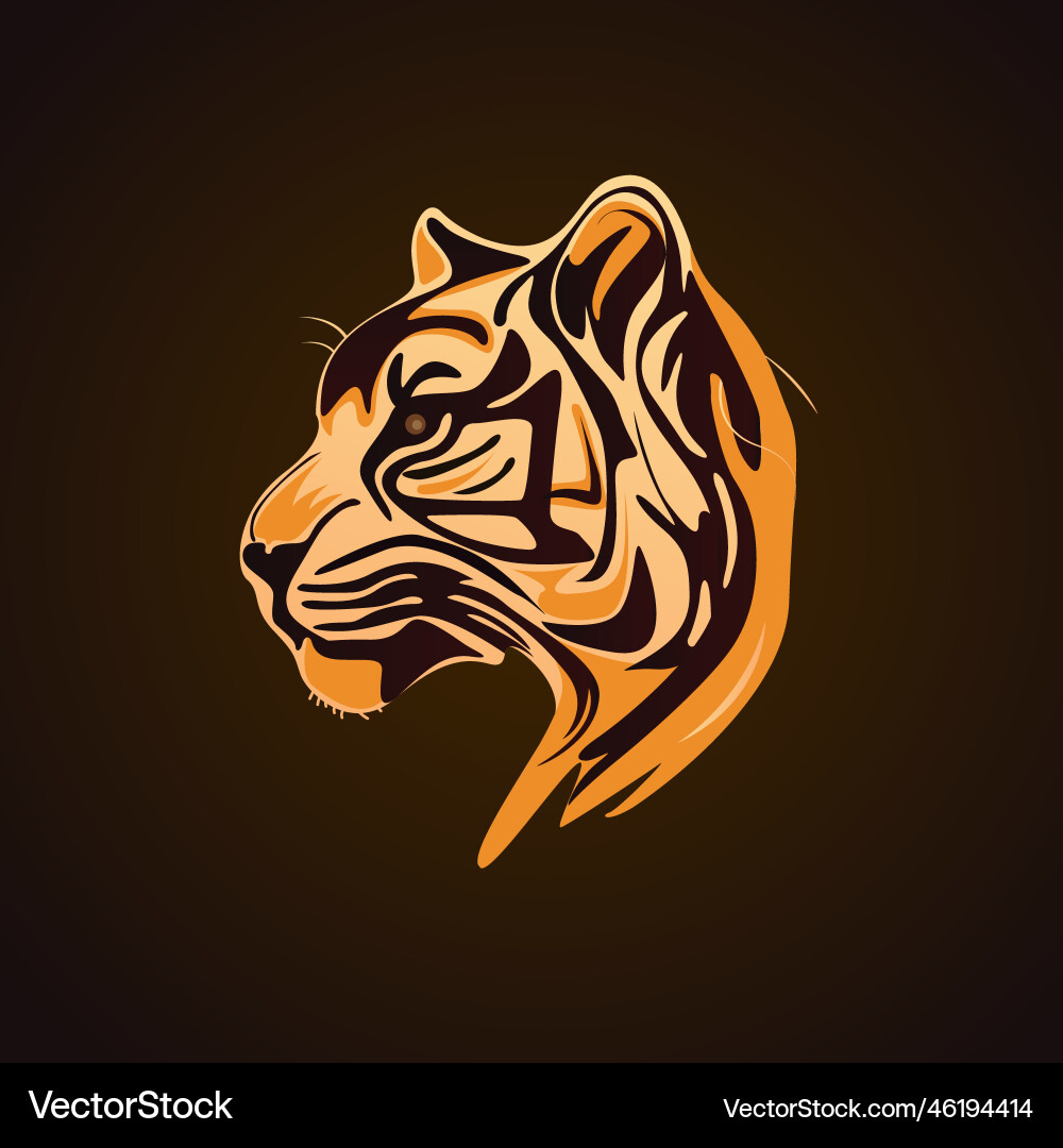 Tiger logo Royalty Free Vector Image - VectorStock