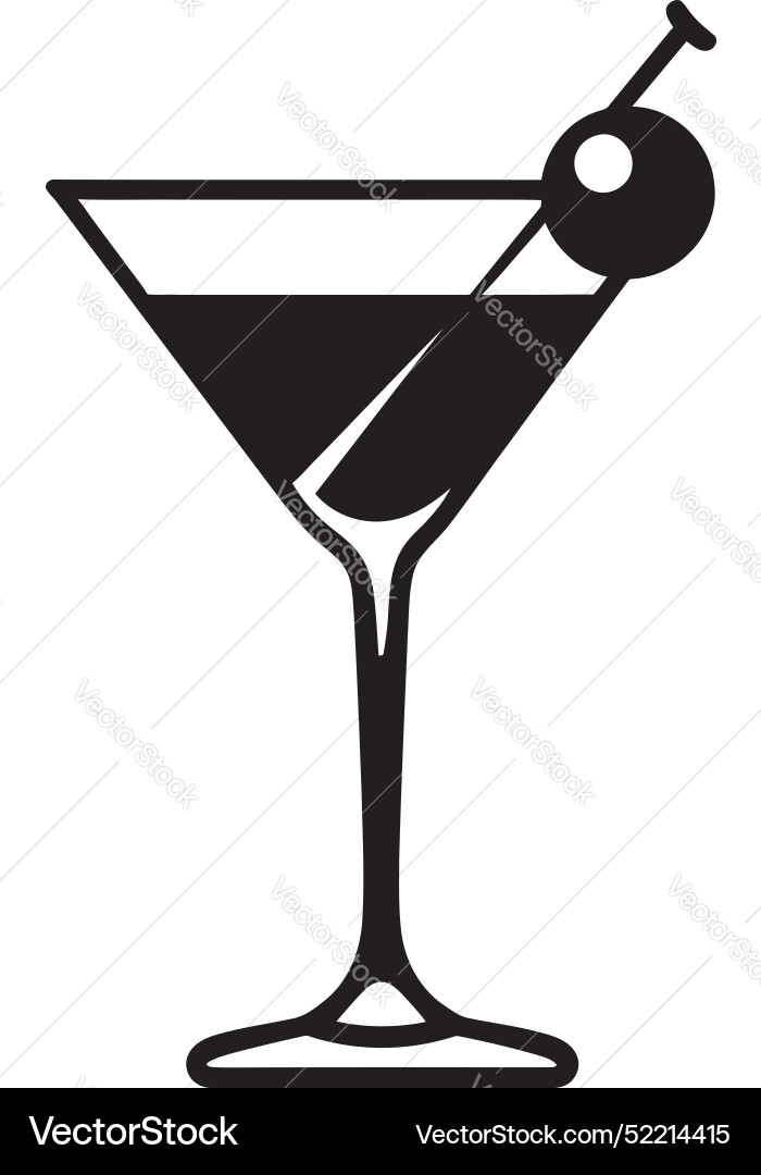 Artistic spirits black drink iconic symbolism Vector Image