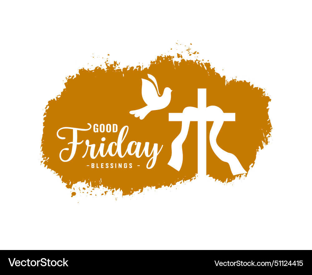 Holy christ good friday cultural background Vector Image