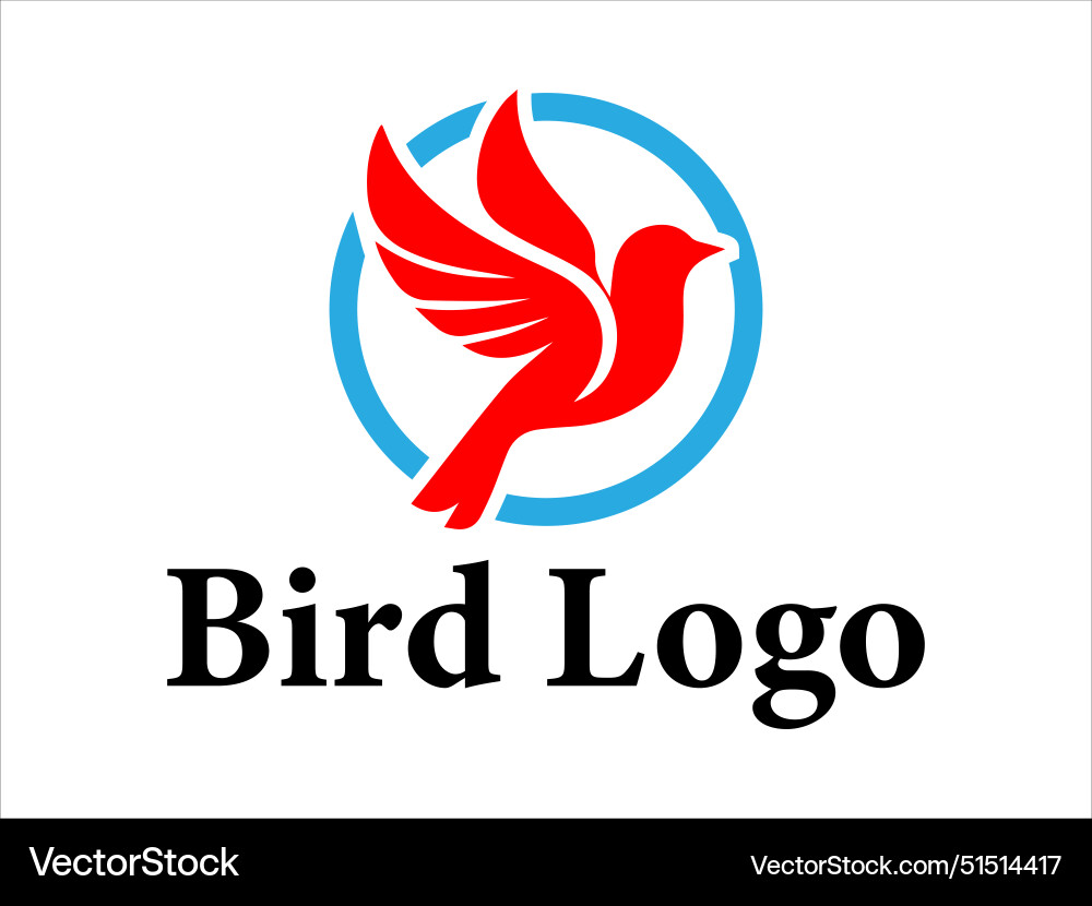 Bird logo Royalty Free Vector Image - VectorStock