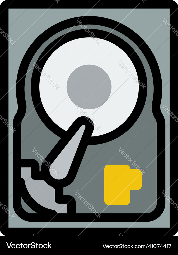 Hdd icon Royalty Free Vector Image - VectorStock
