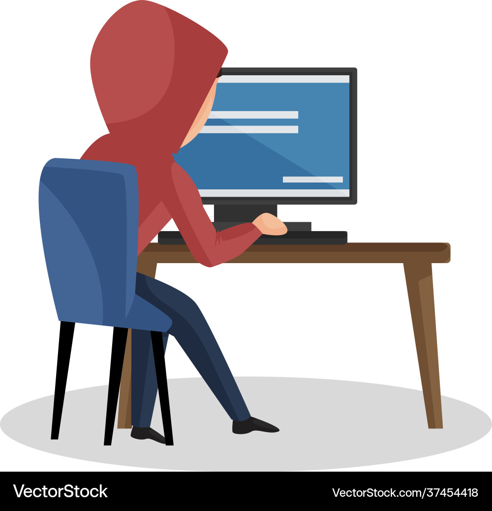 Boy graphic designer cartoon Royalty Free Vector Image