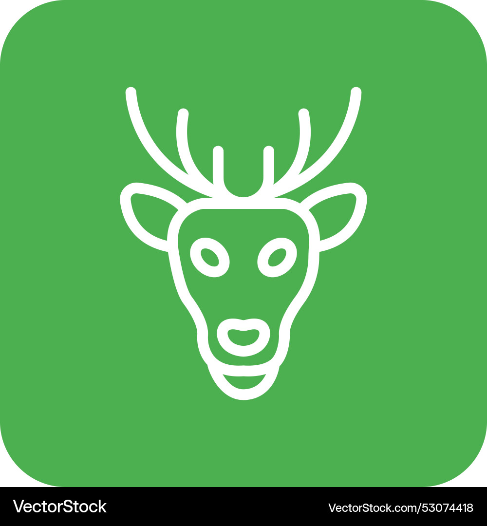 Deer icon design Royalty Free Vector Image - VectorStock