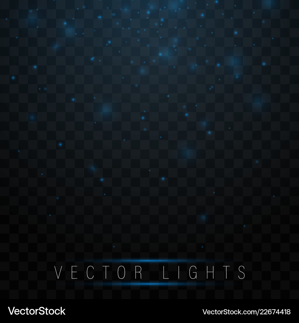 Magic glow light effect Royalty Free Vector Image