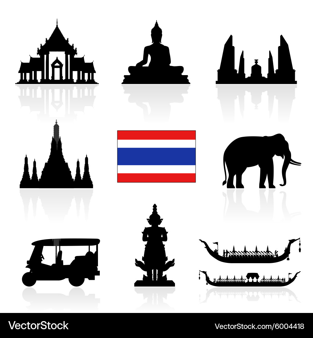 Thailand icon Royalty Free Vector Image - VectorStock