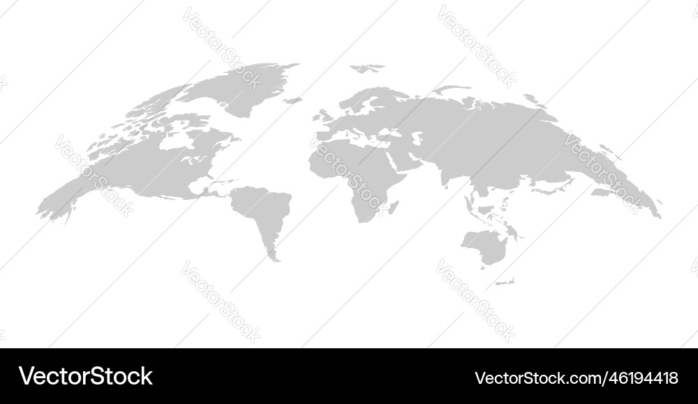 World map icon in flat style global country Vector Image