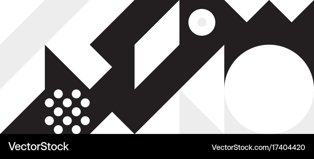 Simple banner square modules Royalty Free Vector Image