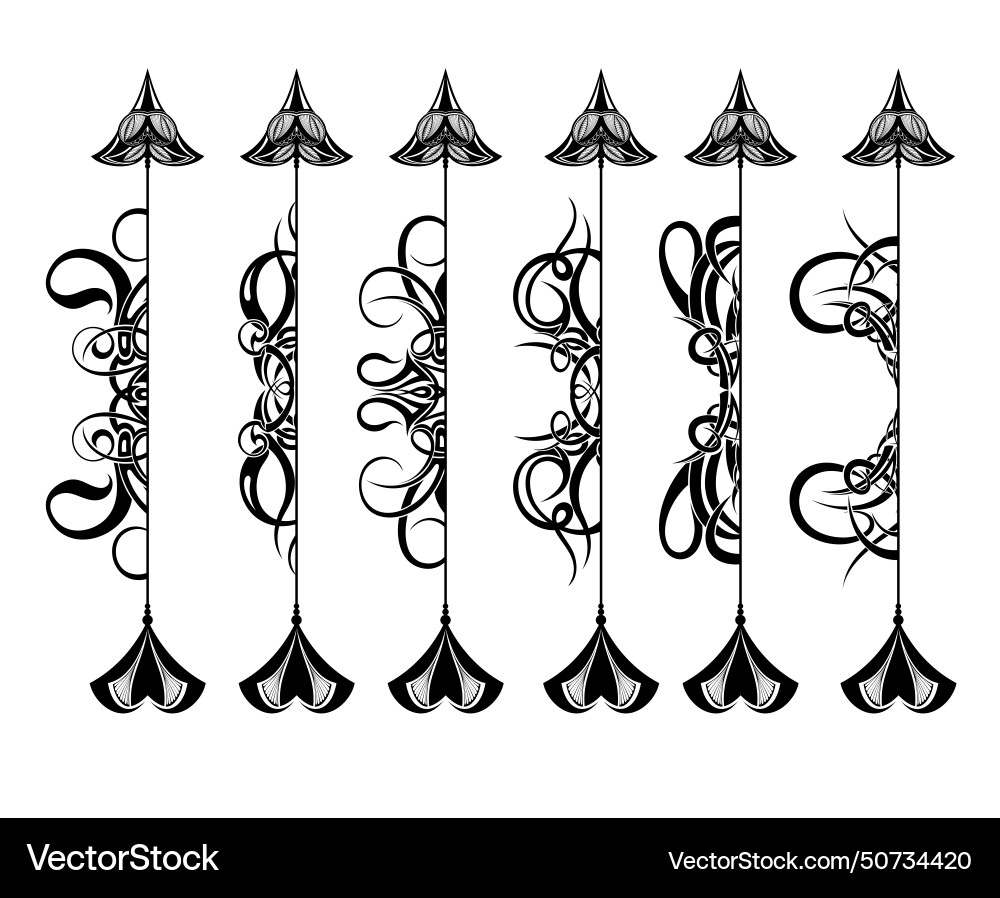 Vintage arrows Royalty Free Vector Image - VectorStock