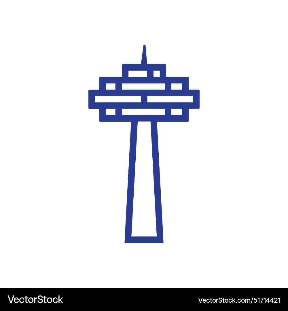 Eiffel tower logo Royalty Free Vector Image - VectorStock