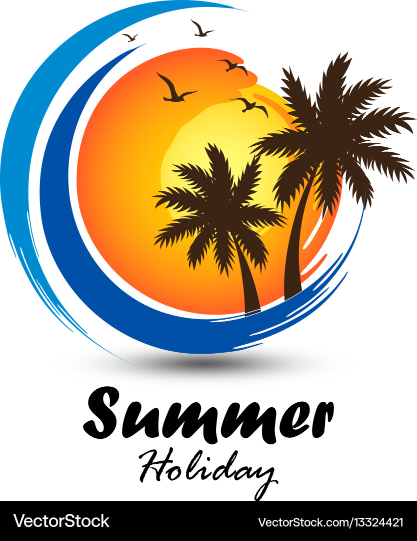 Summer logo Royalty Free Vector Image - VectorStock