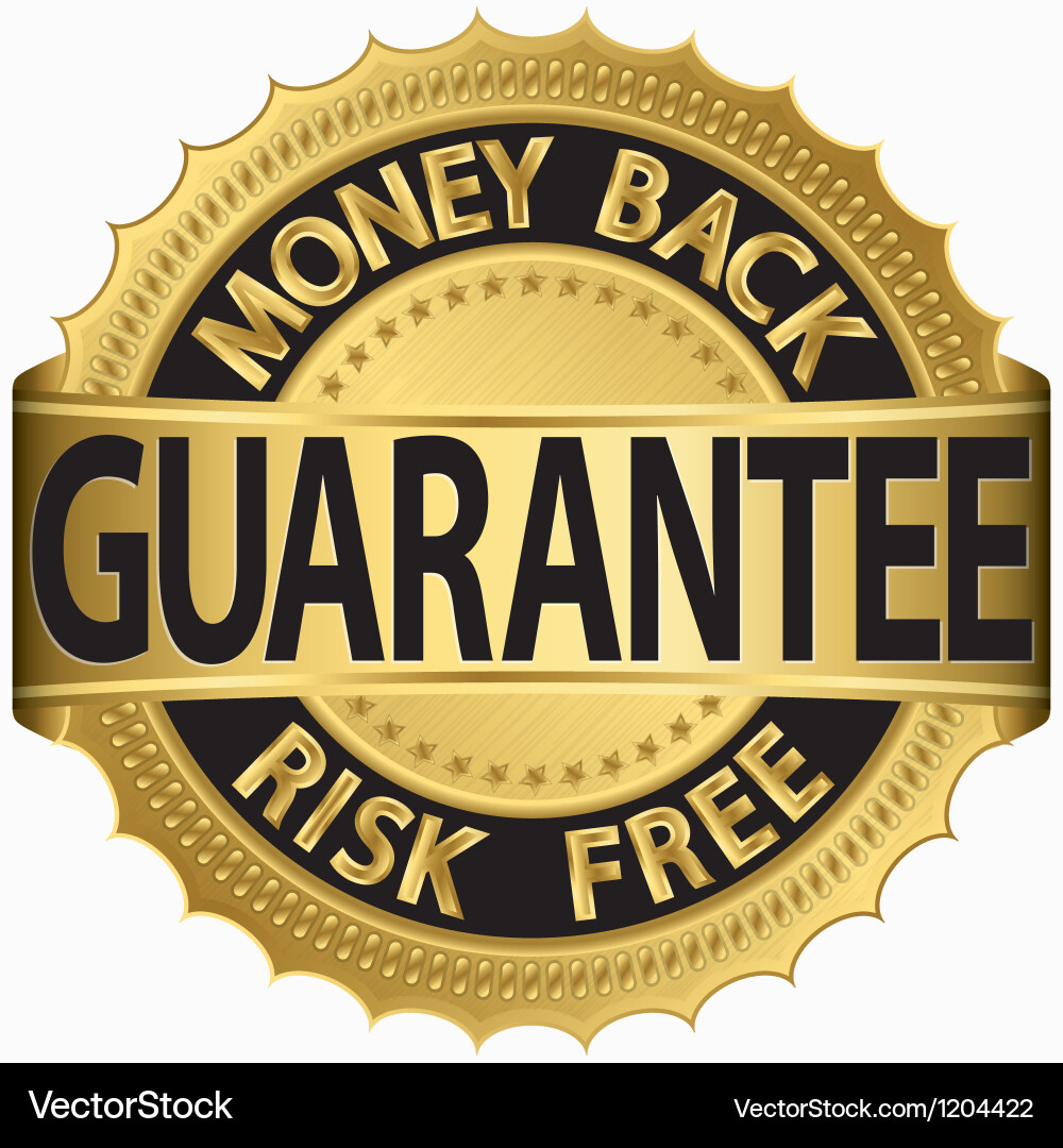Money back guarantee Royalty Free Vector Image