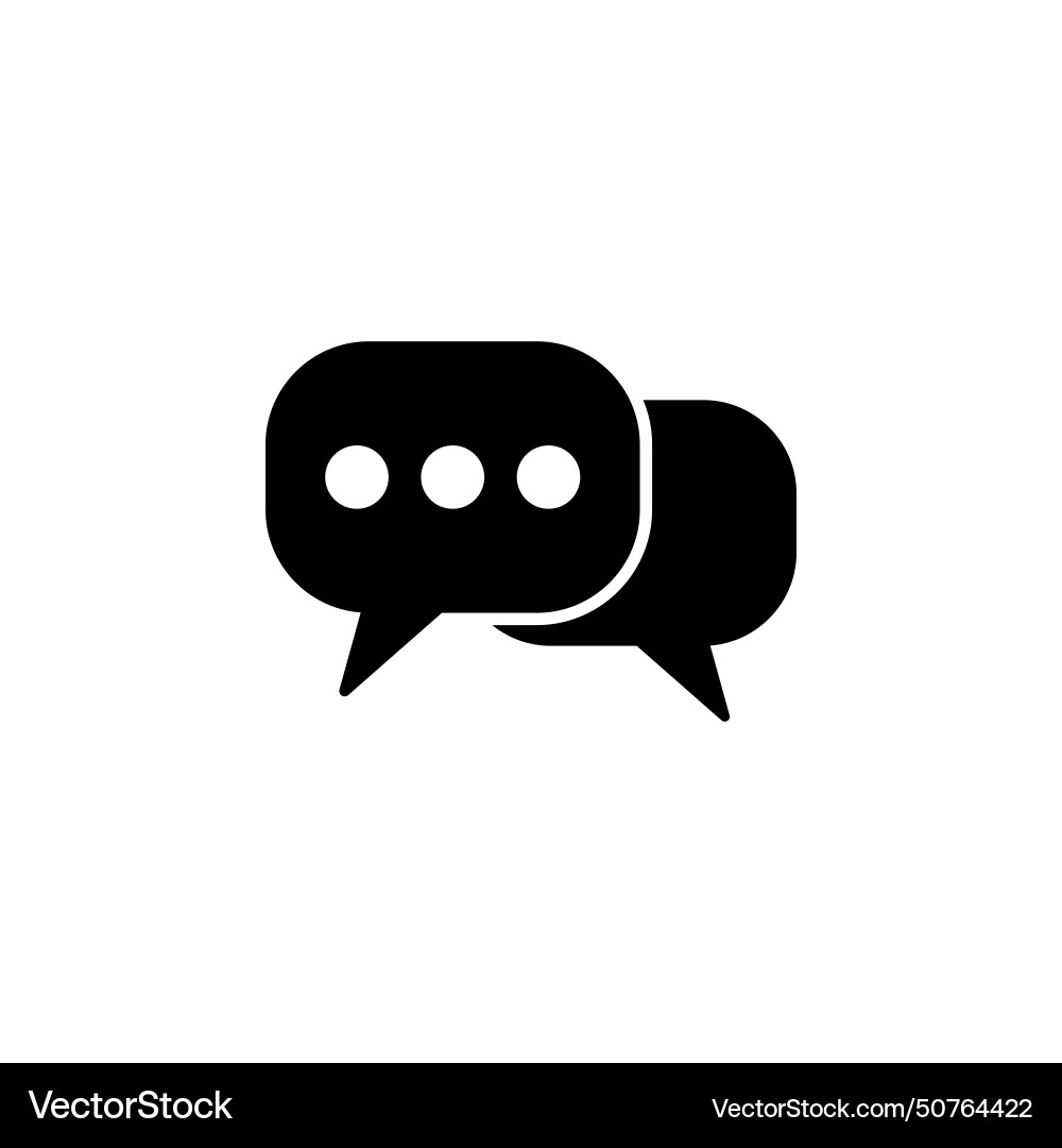 Sms message flat icon Royalty Free Vector Image