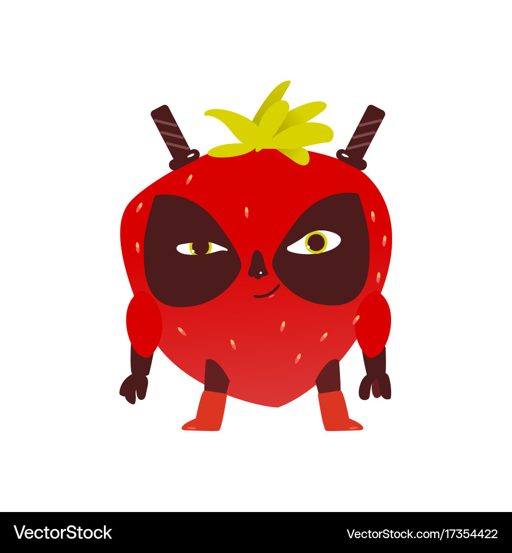 Strawberry Hero Vector Images (over 220)