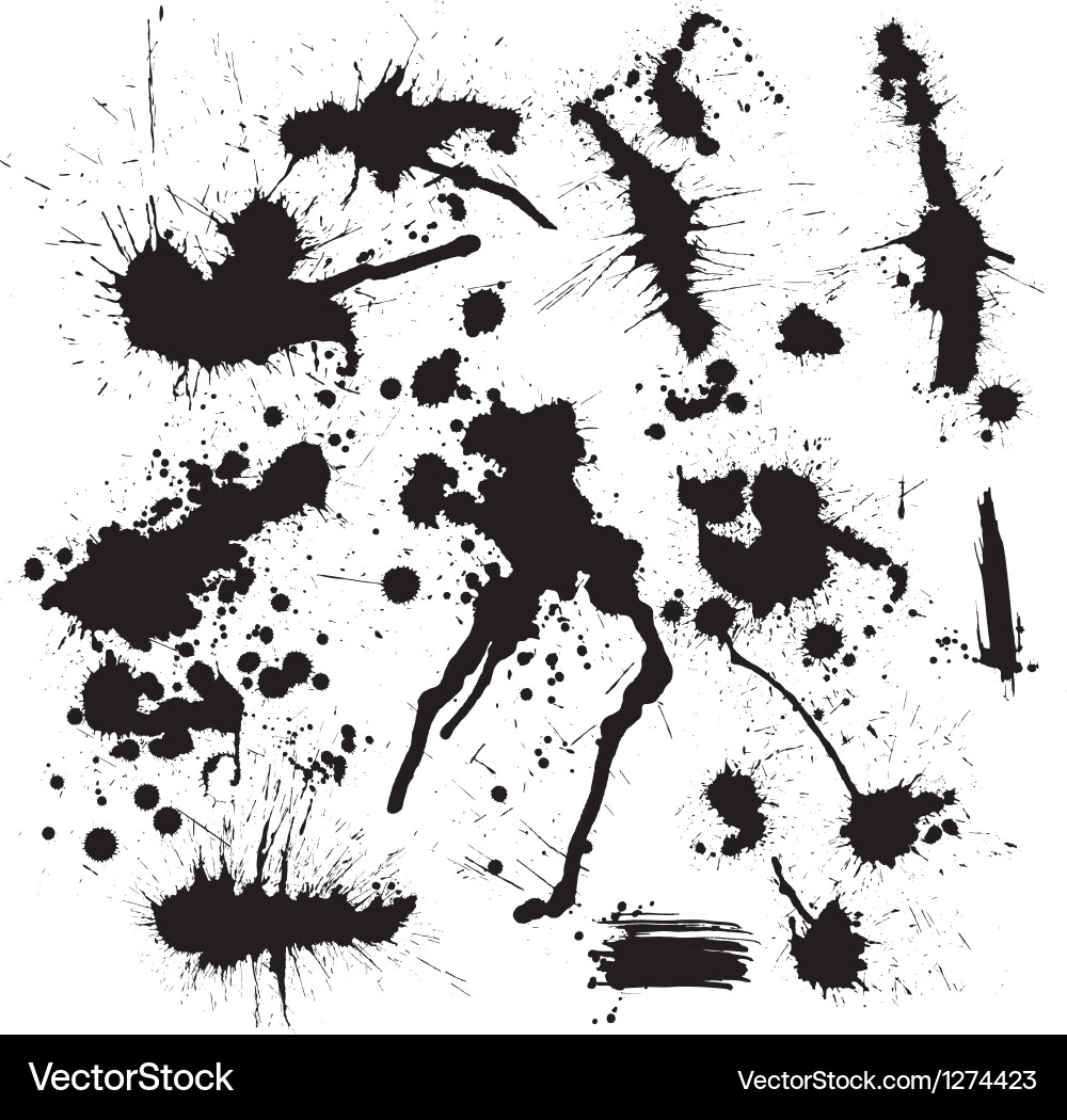 Ink spot Royalty Free Vector Image - VectorStock