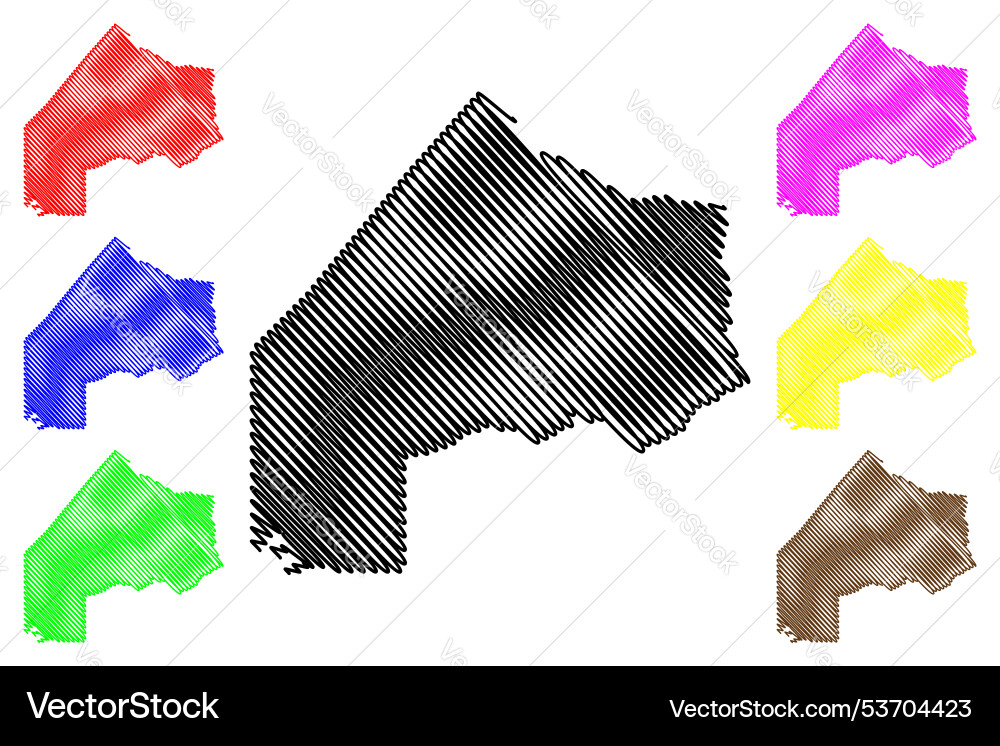 Kenora district canada ontario province north Vector Image