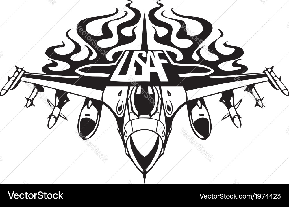 Military Air Force Symbol Royalty Free Vector Image