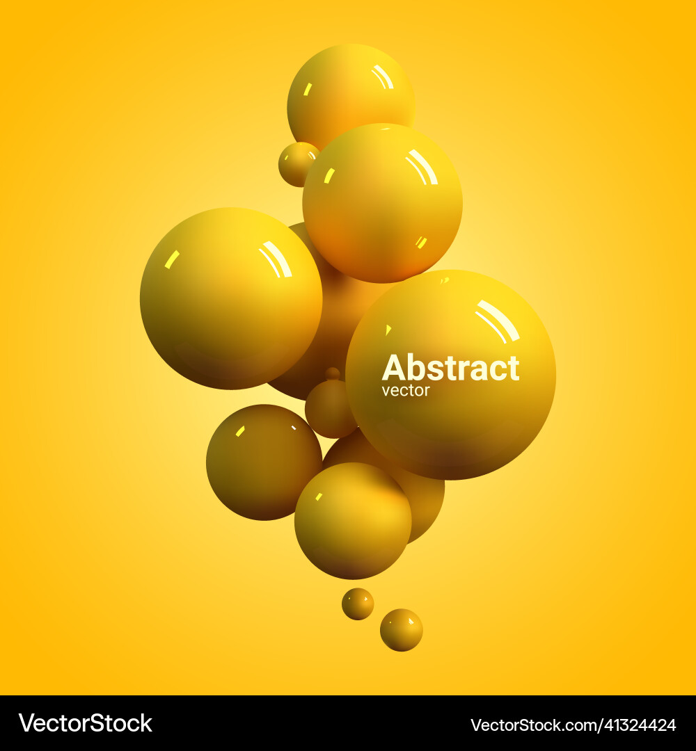 Abstract yellow background Royalty Free Vector Image