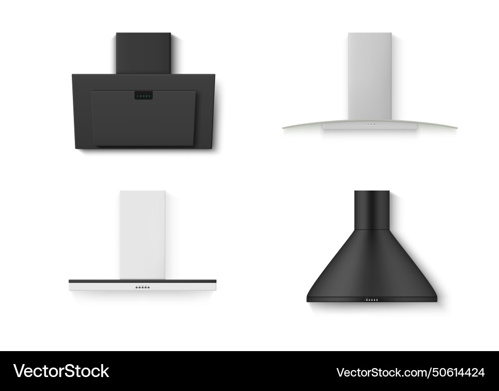 Kitchen hood modern household appliances different