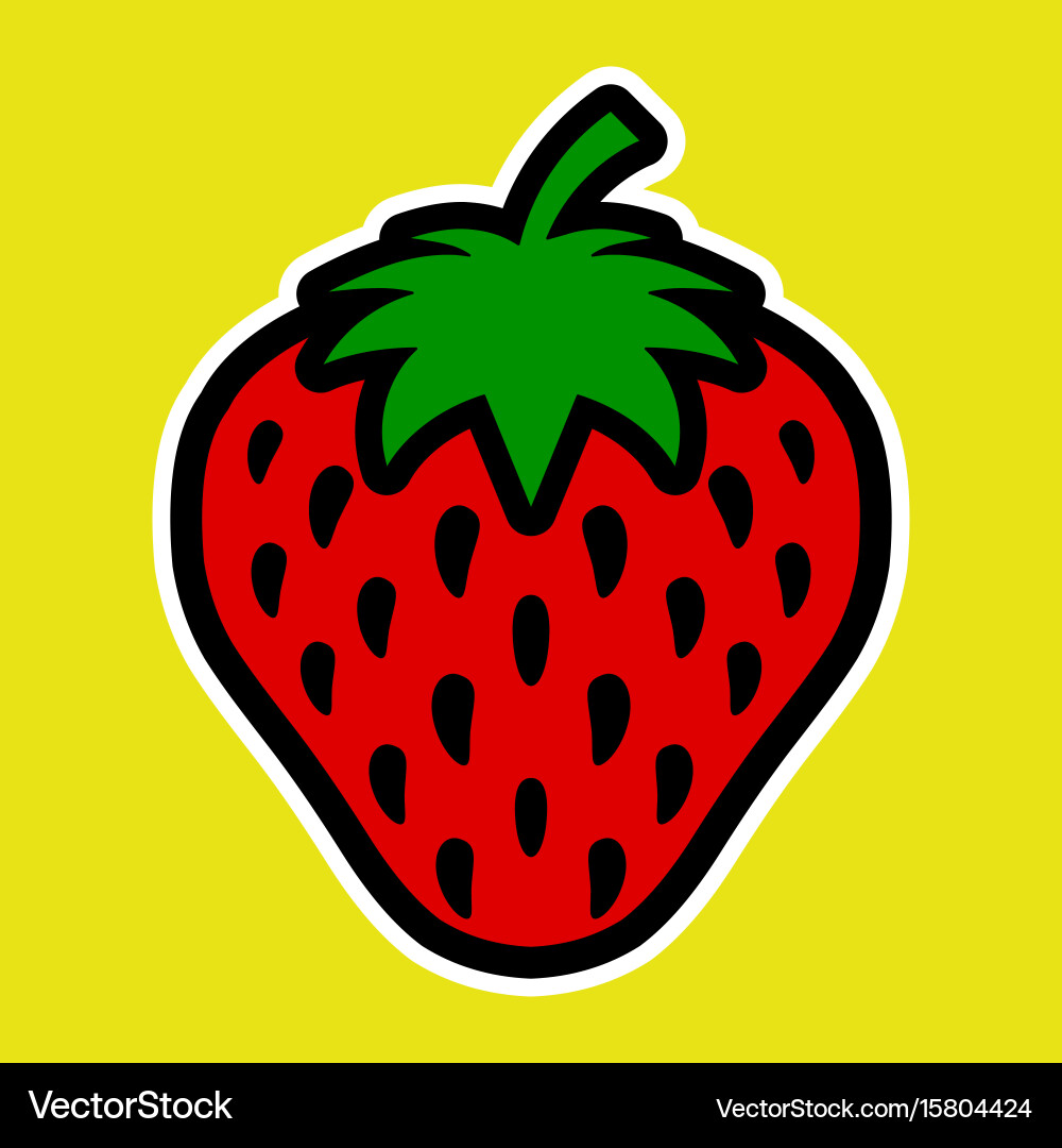 Strawberry Royalty Free Vector Image - VectorStock