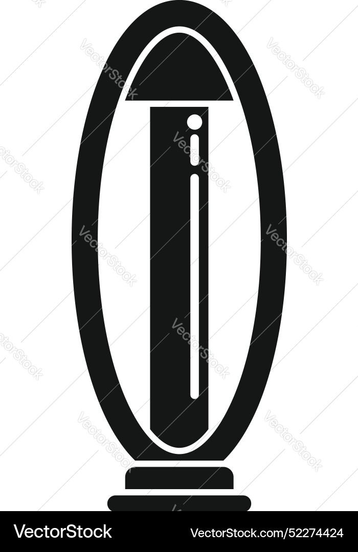 Uv sterilizer icon representing cleaning Vector Image