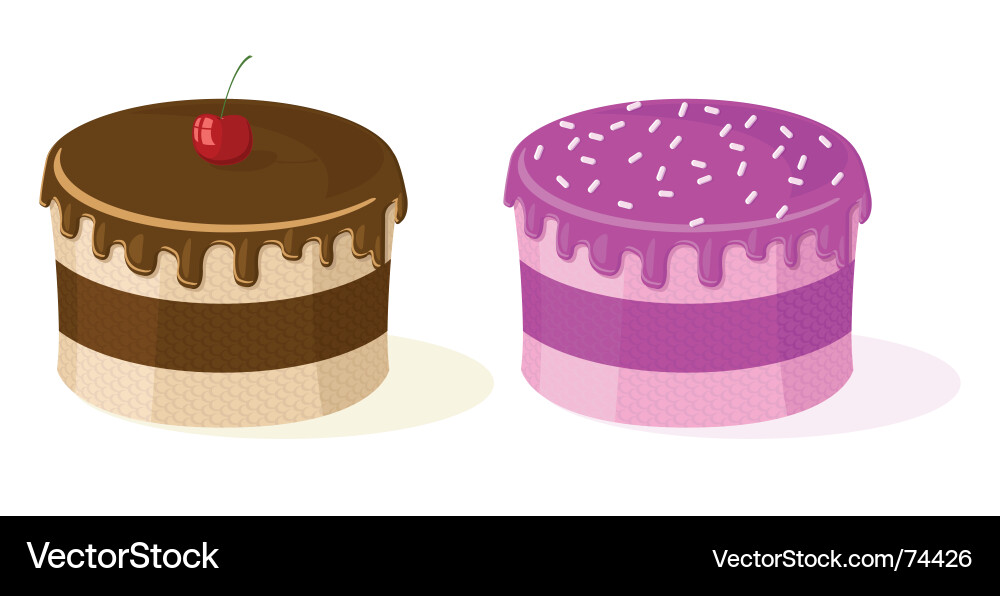 Cakes Royalty Free Vector Image - VectorStock