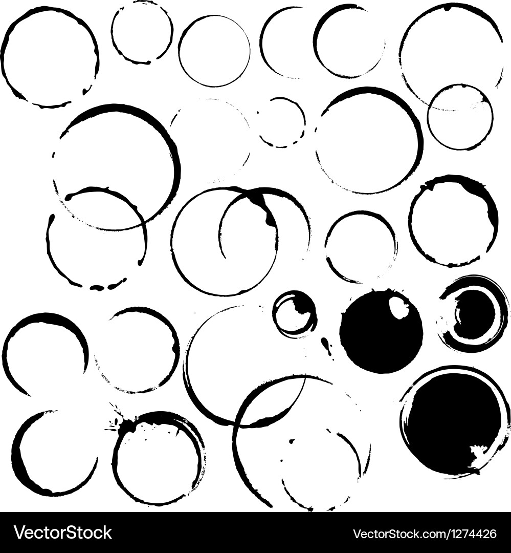 Paint Splatter Ring Royalty Free Vector Image - VectorStock