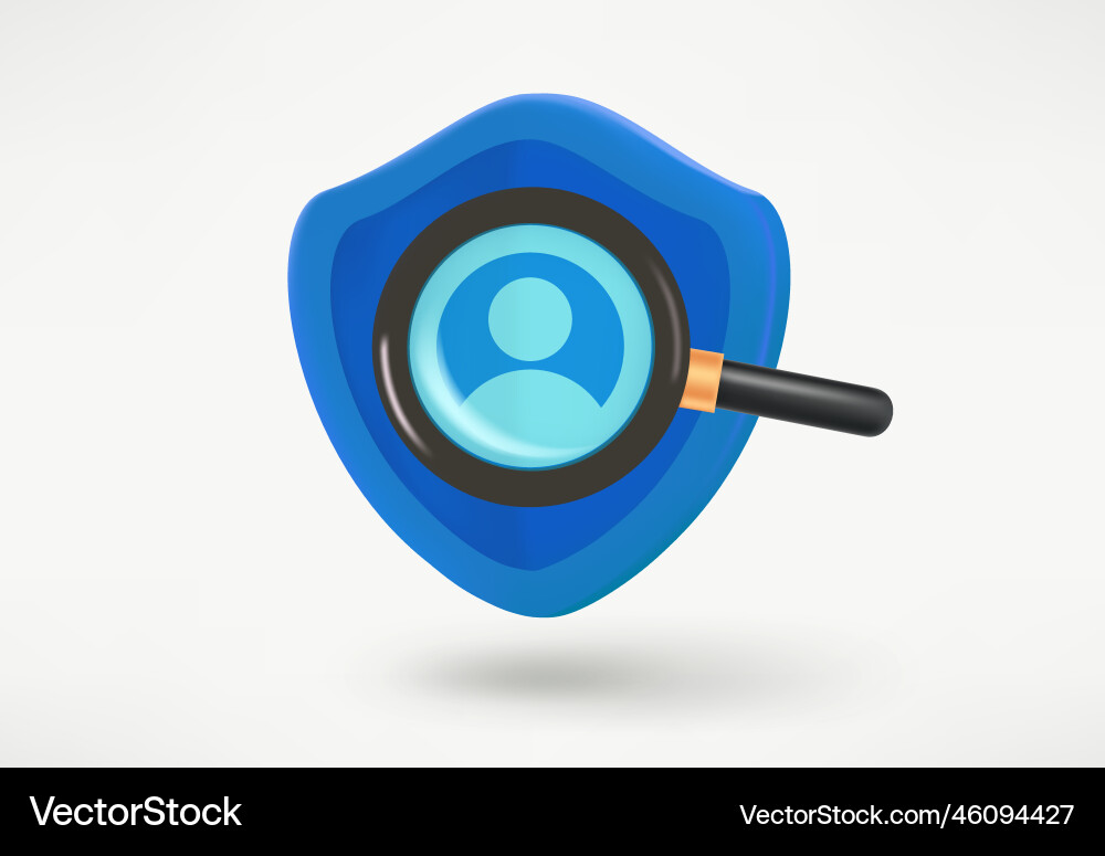 Shield Icon with Magnifying Glass Vector Images (over 3,300)