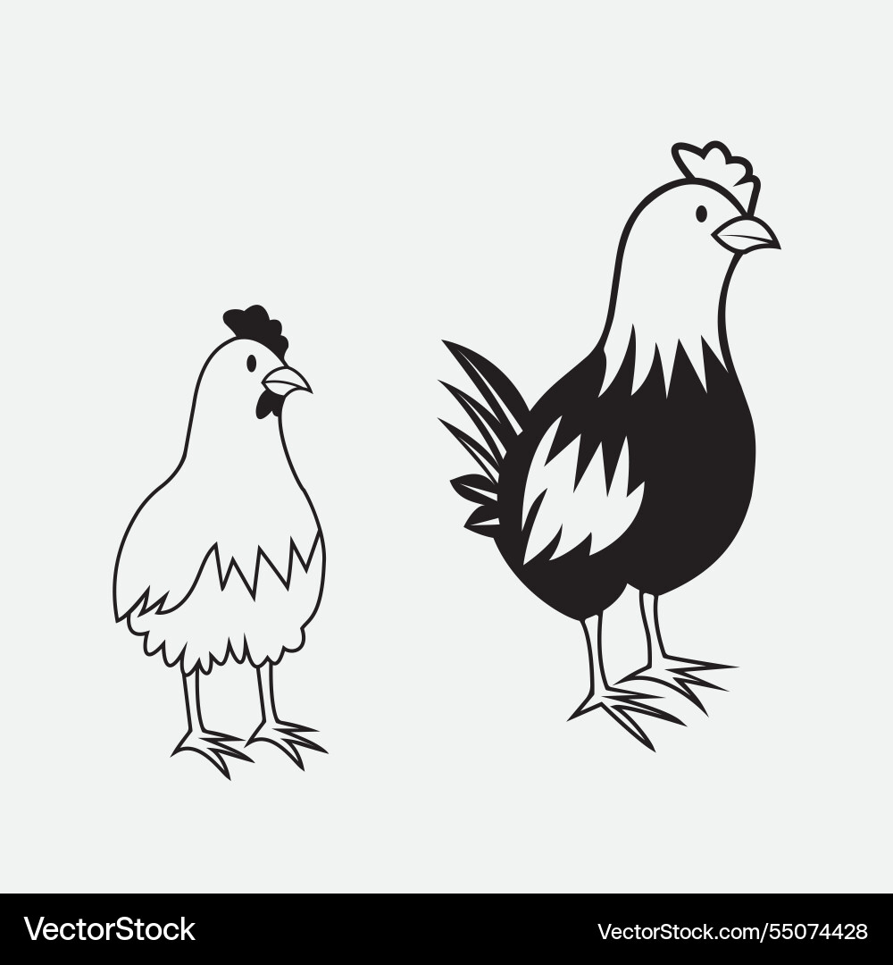 Hen Royalty Free Vector Image - VectorStock