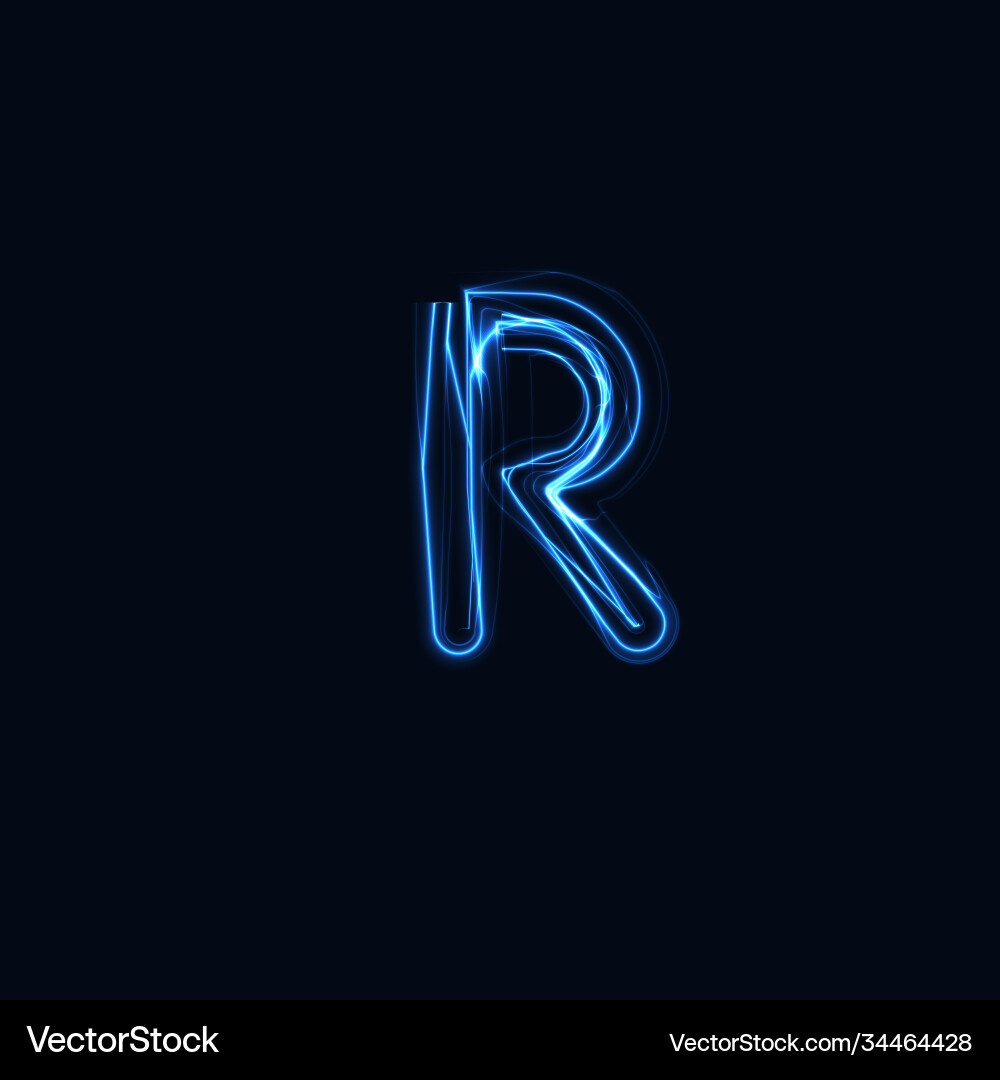 Lightning Letter R Logo