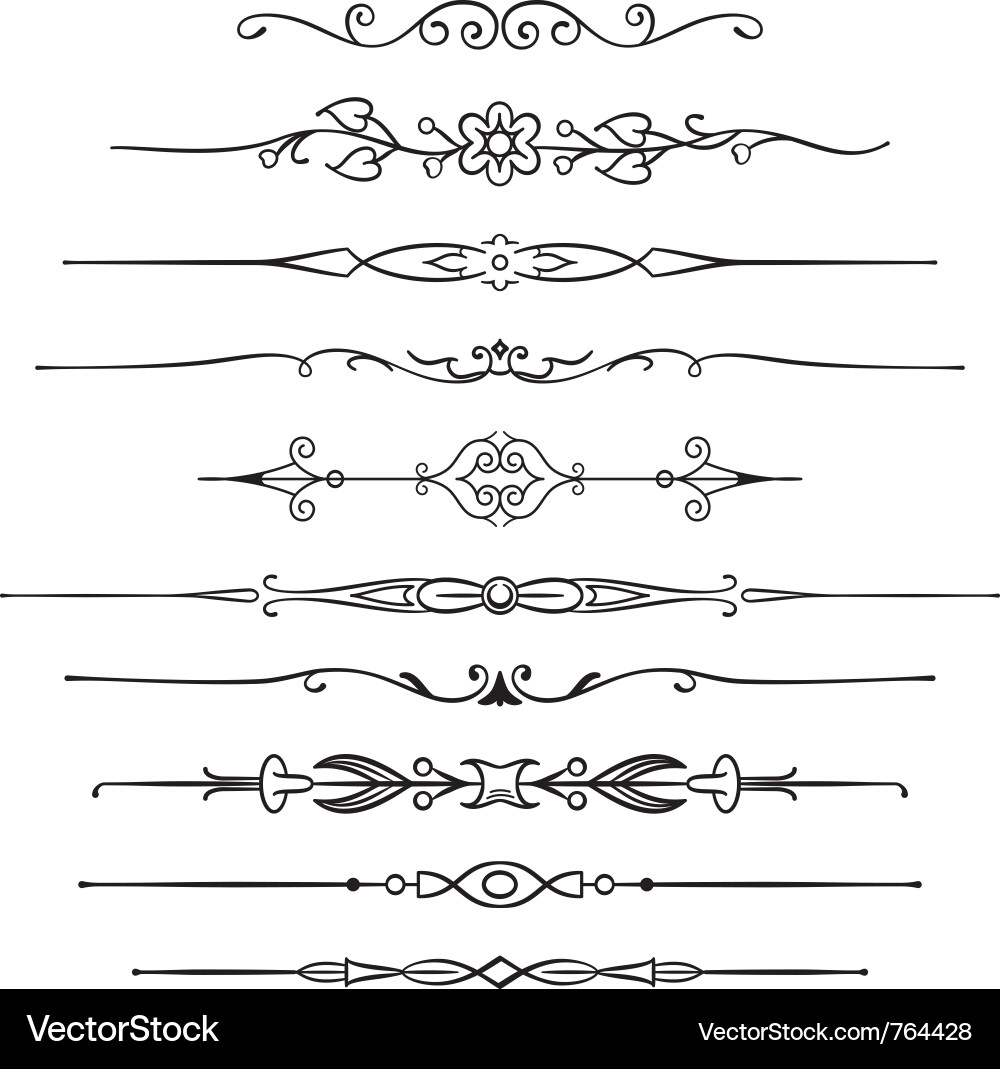 Page rules 1 Royalty Free Vector Image - VectorStock