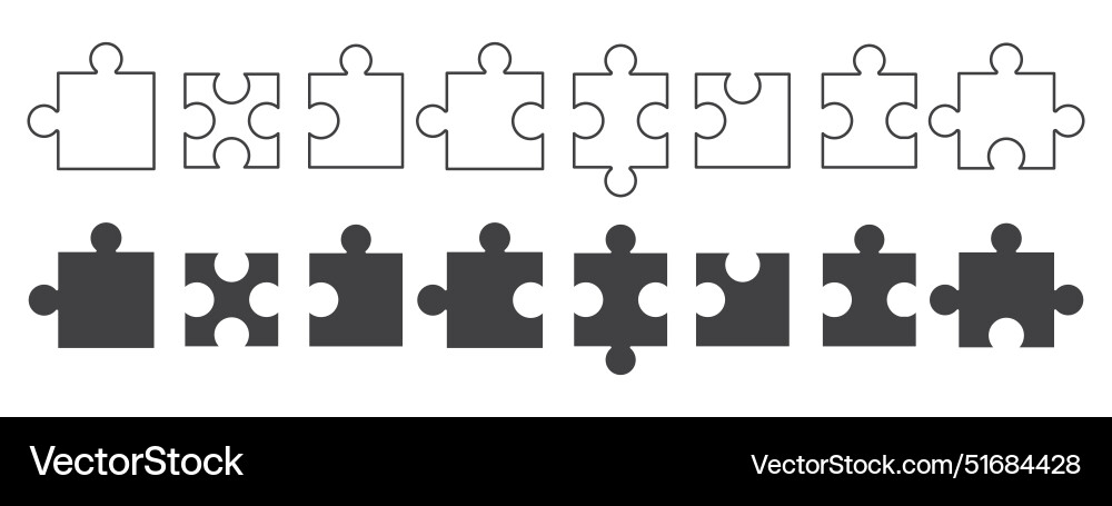 Puzzle Royalty Free Vector Image - VectorStock