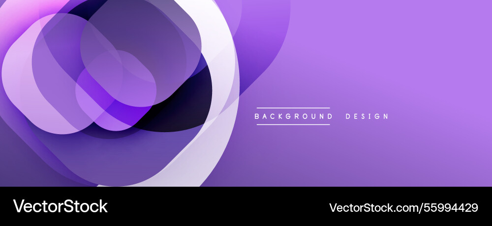 Abstract background with layered translucent Vector Image