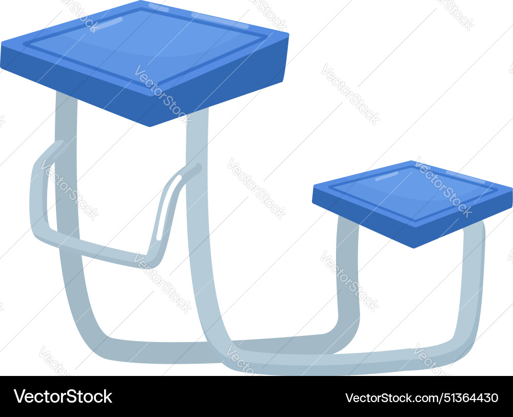 Blue graduation cap Royalty Free Vector Image - VectorStock