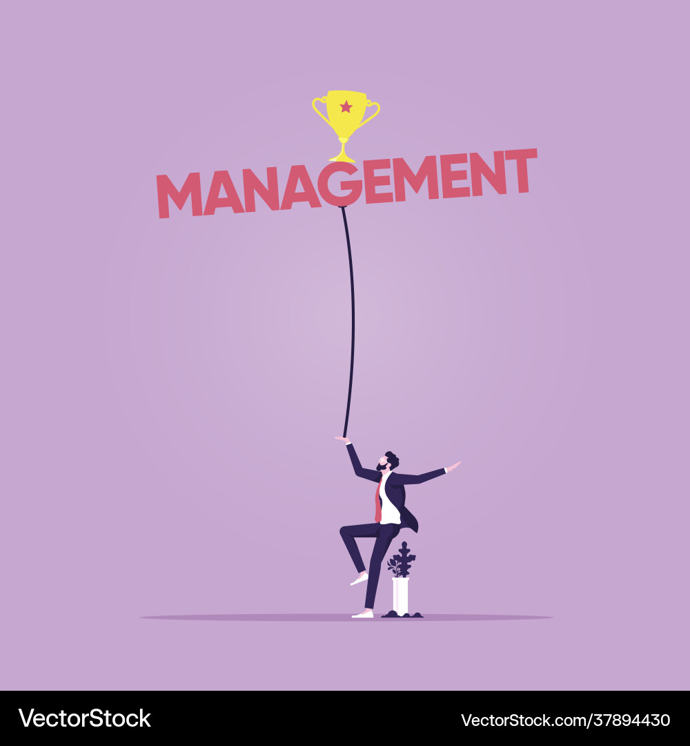 Business management and control concept Royalty Free Vector